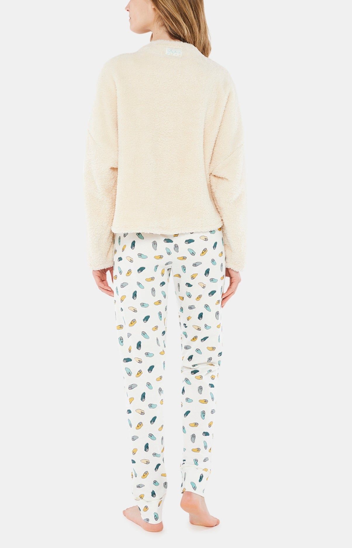 Pyjama Pantouflard Ivoire | Pyjamas longs femme – Arthur