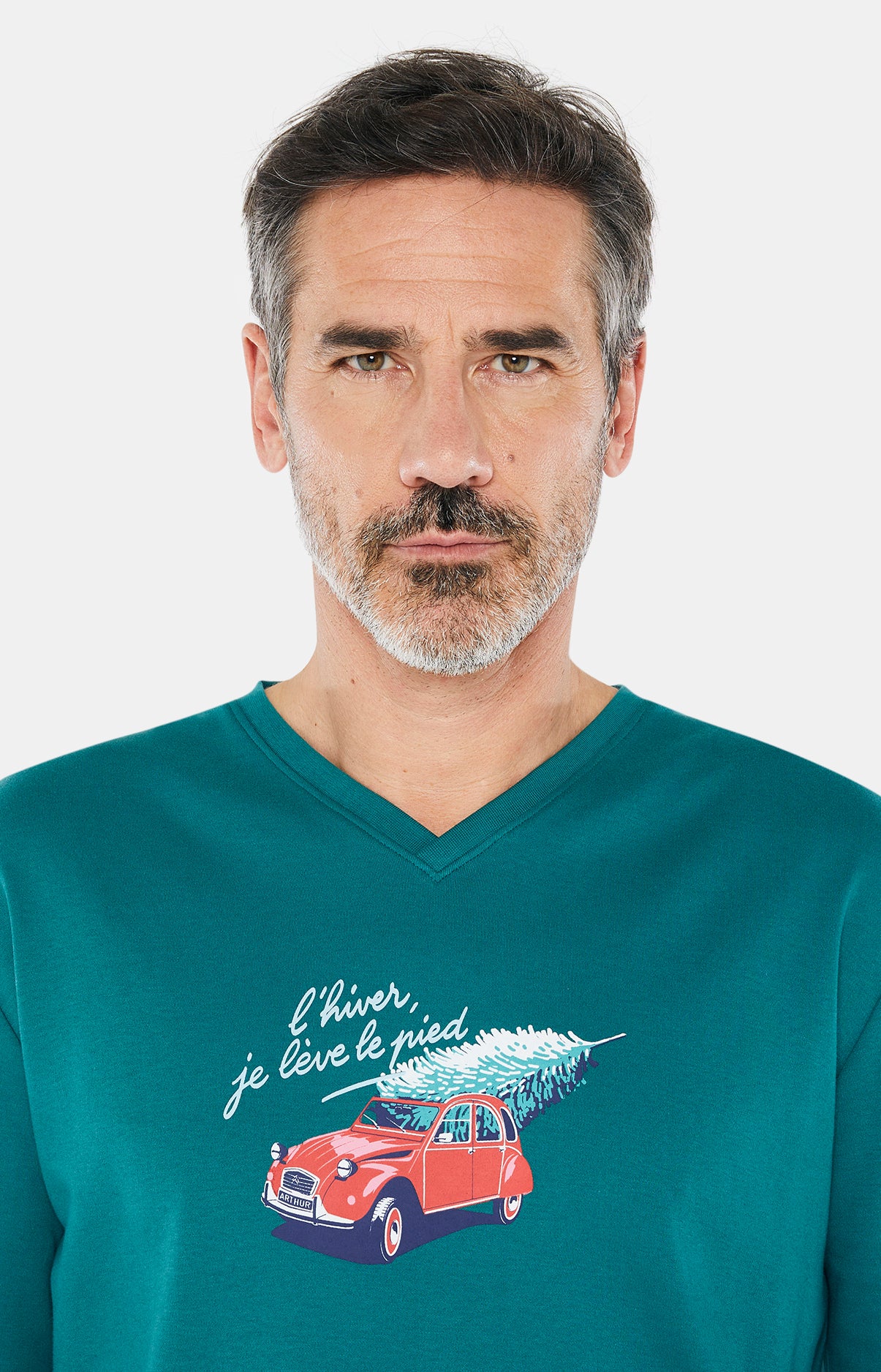 Pyjashort manches longues 2CV | Pyjamas courts homme – Arthur