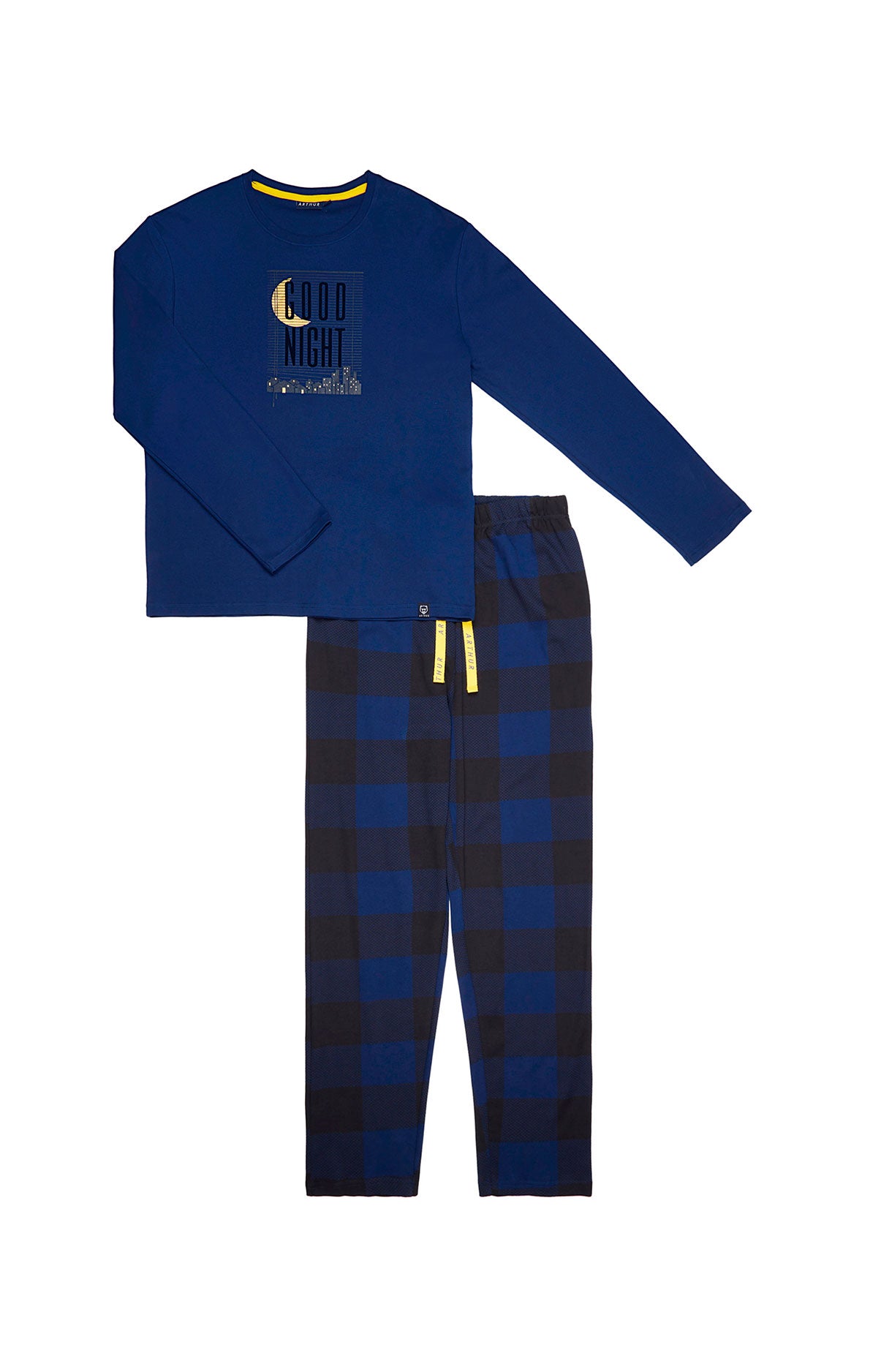 Pyjama Good Night Marine | Pyjamas longs homme – Arthur